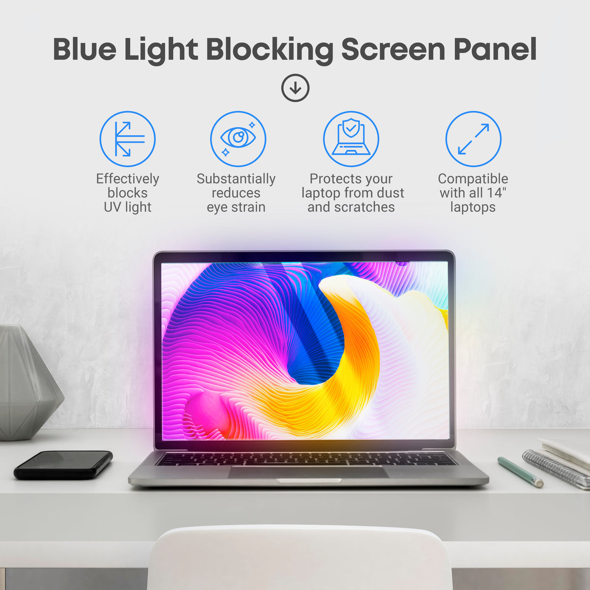 Blue Light Blocking Screen for Laptop 14" Aspect Ratio 16:9 – Vintez ...
