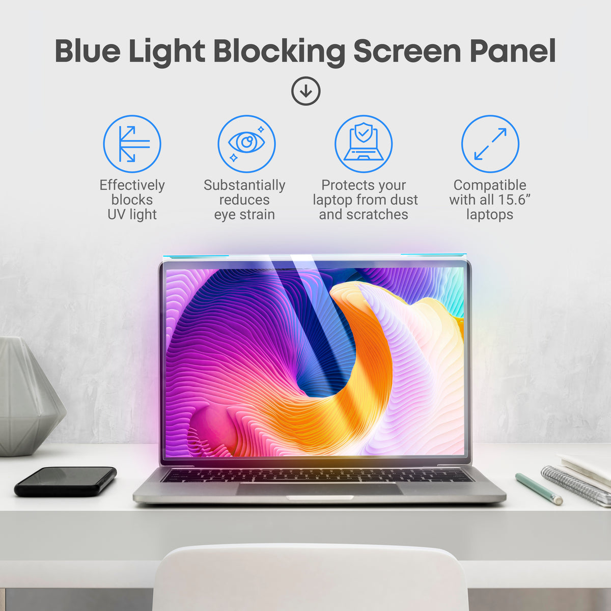 Blue Light Blocking Screen for Laptop 15.6" Aspect Ratio 16:9 – Vintez ...